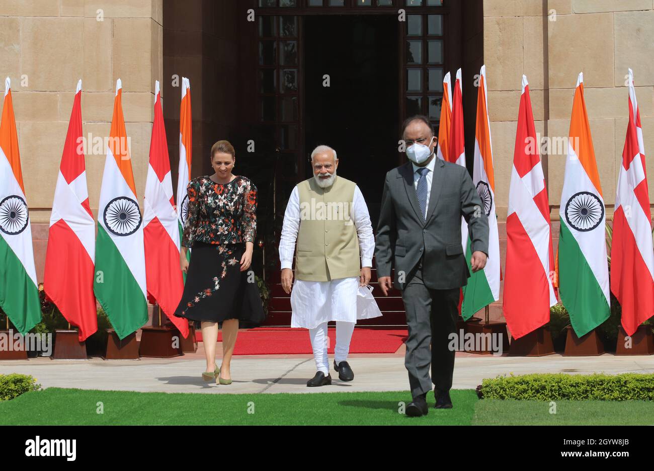 New Delhi, India. 09th Oct, 2021. Indian Prime Minister Narendra Modi ...