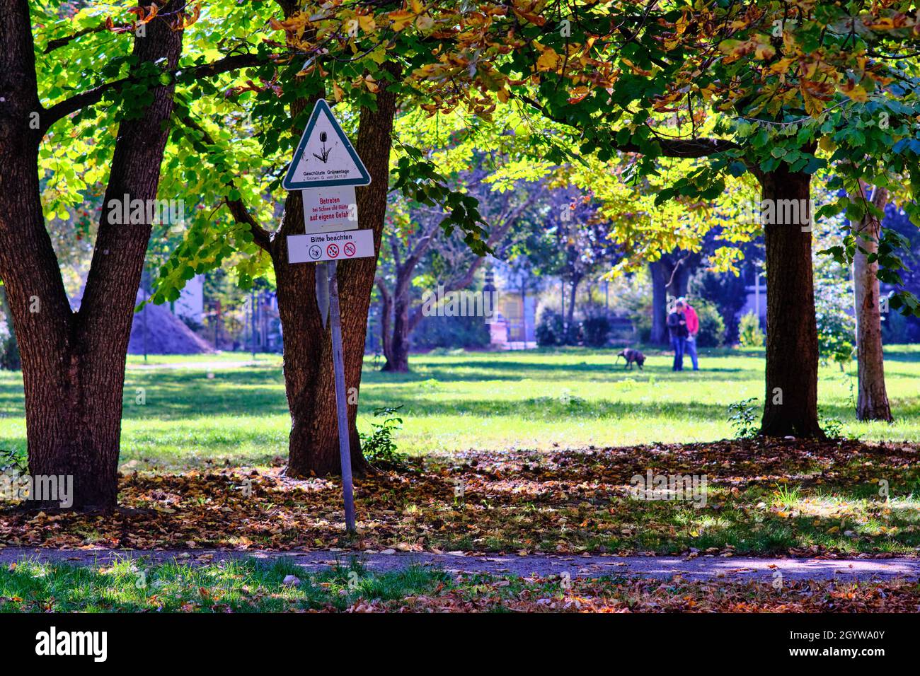 Berlin, Germany. 07th Oct, 2021. A sign with the inscription "Protected ...