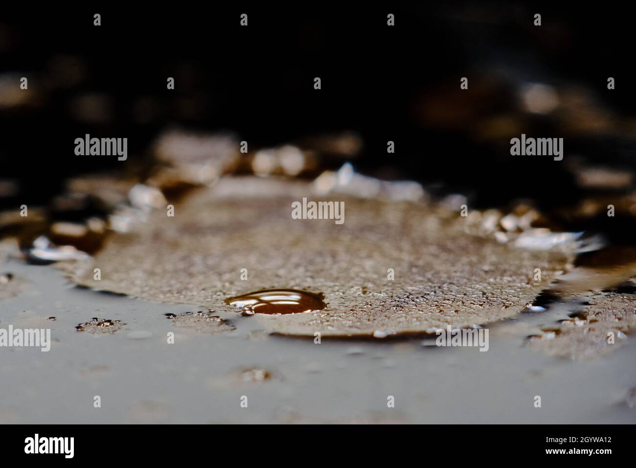 Berlin, Germany. 16th Aug, 2021. Cooled fat floats in a pan, resembling ...