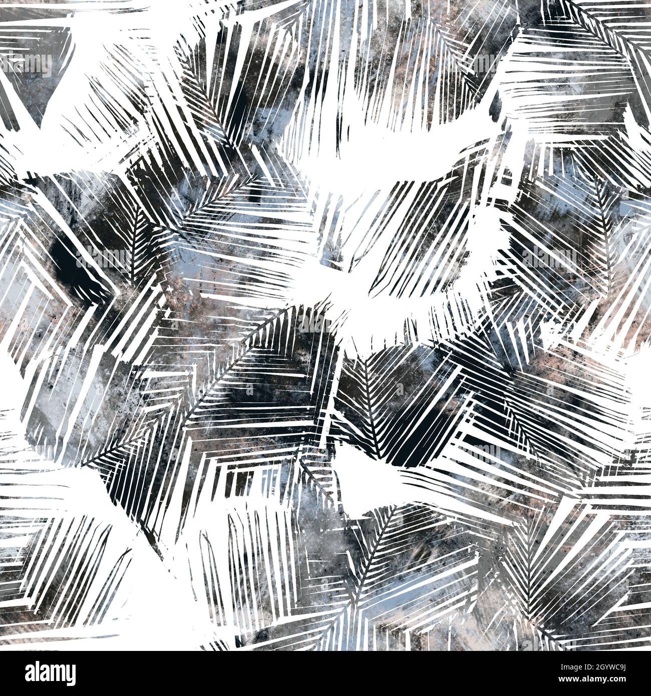 Seamless neutral and white grungy classic abstract surface pattern ...