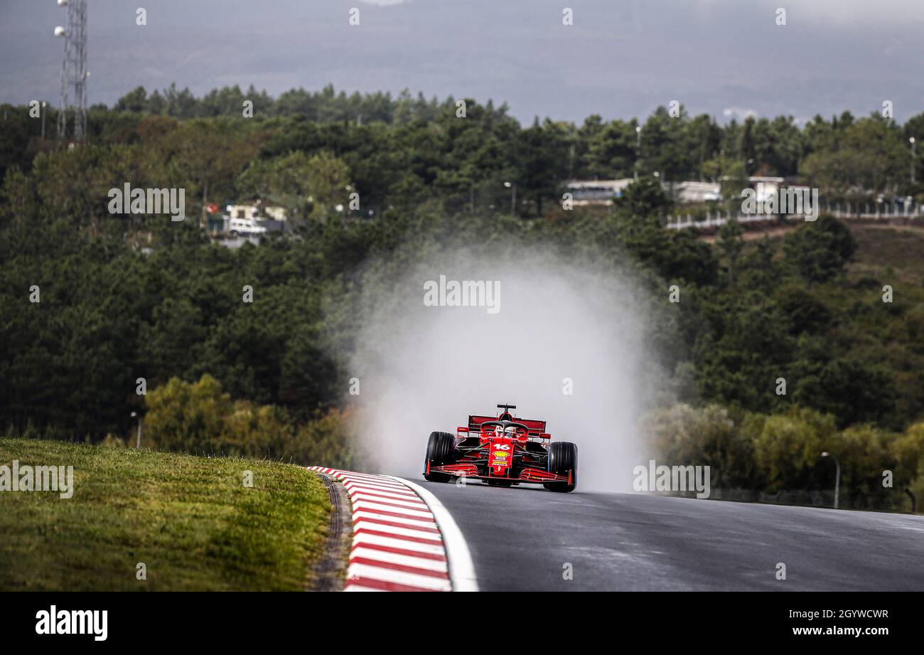 16 LECLERC Charles (mco), Scuderia Ferrari SF21, action during the Formula 1 Rolex Turkish Grand ...