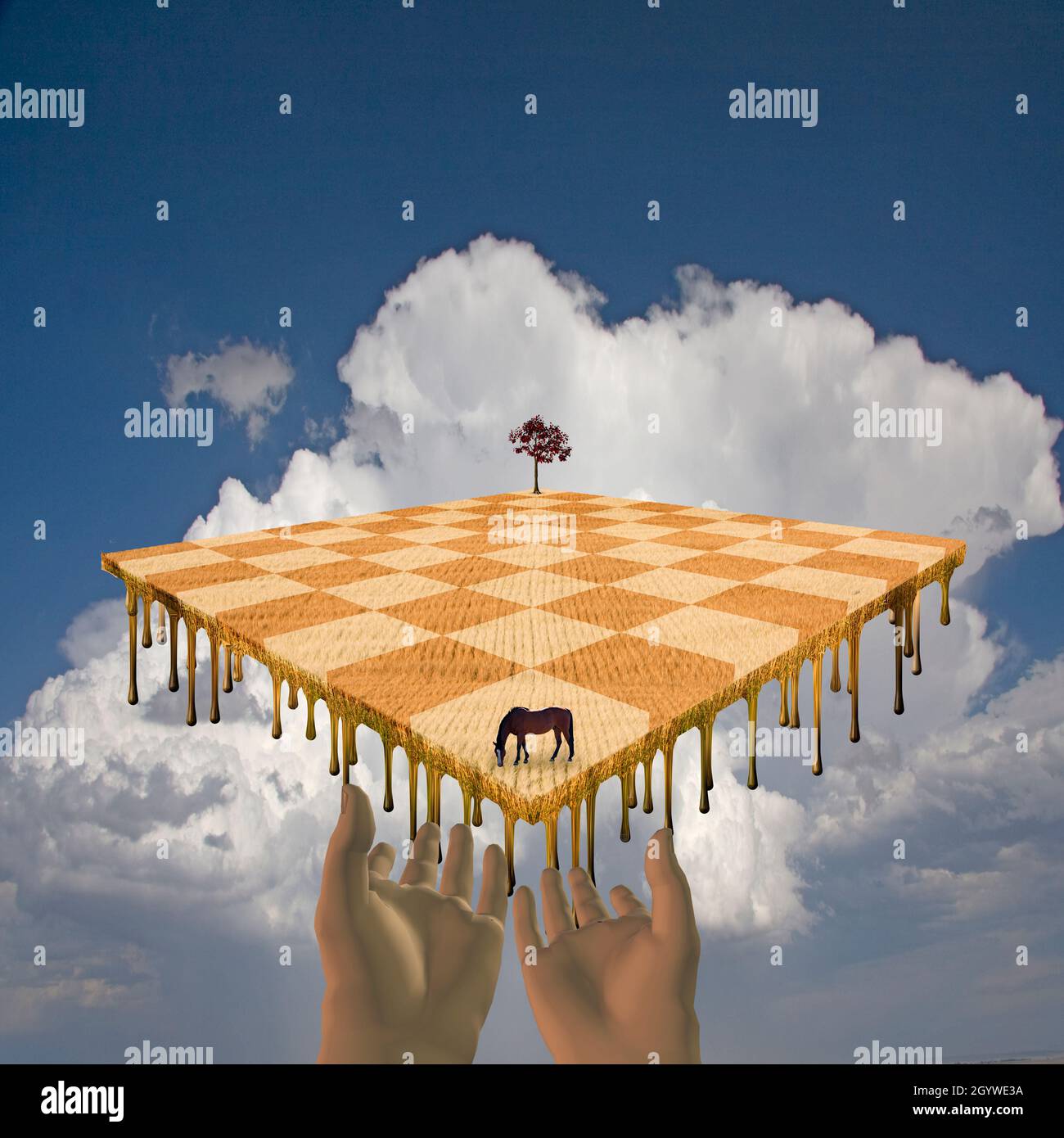 Fantasy floating platform hi-res stock photography and images - Alamy