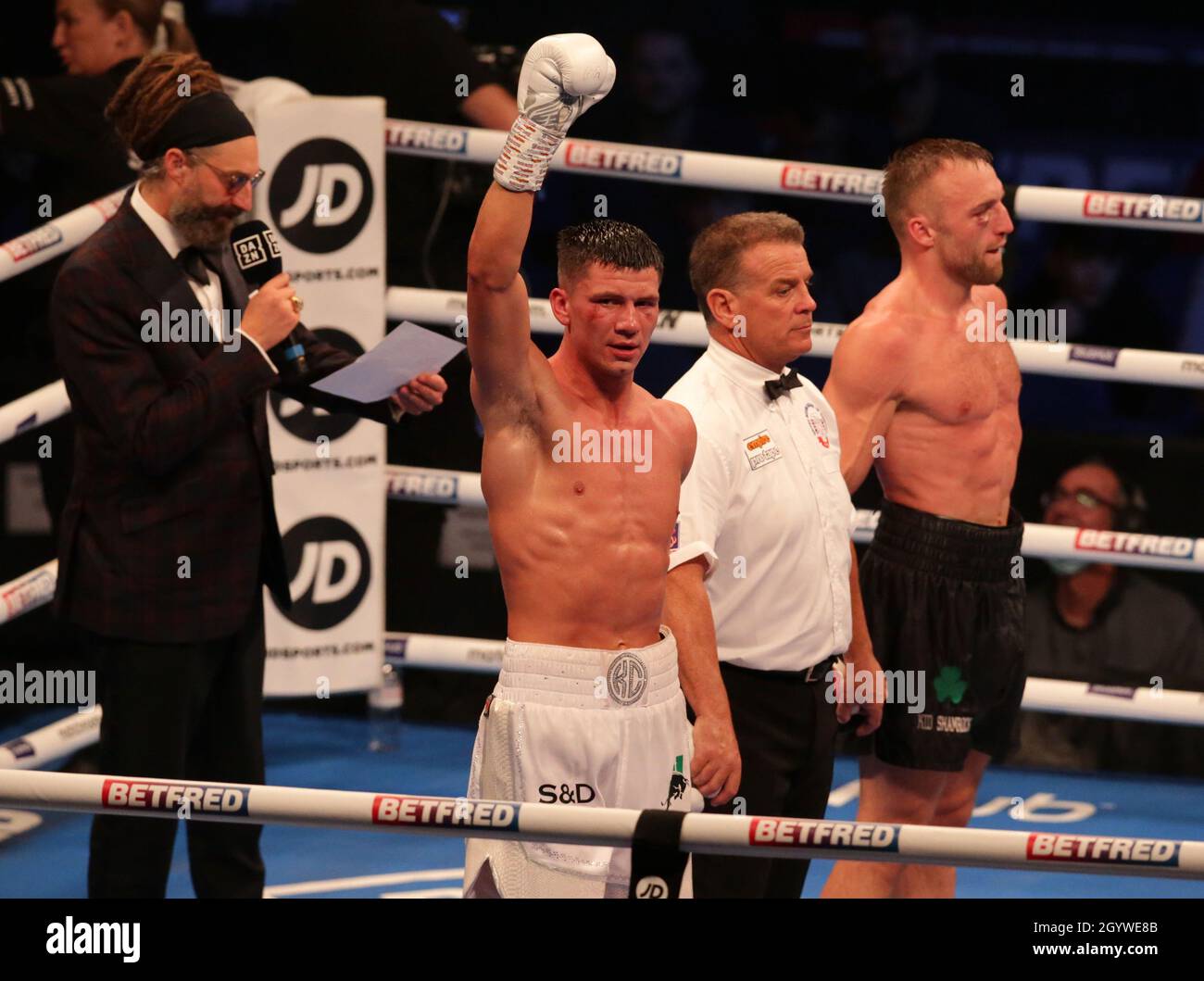 9th October 2021; M&S Bank Arena, Liverpool, England; Matchroom Boxing ...