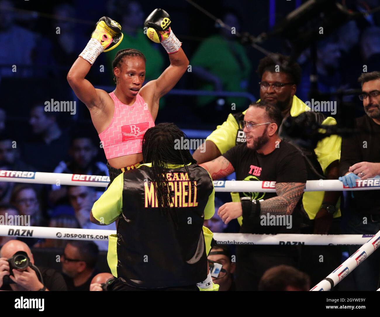 9th October 2021; M&S Bank Arena, Liverpool, England; Matchroom Boxing ...