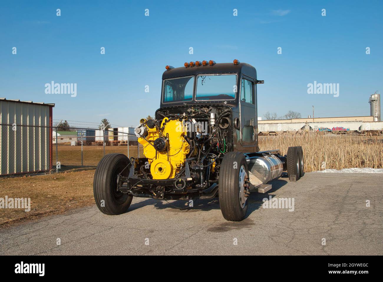 Tractor engine transmission hi-res stock photography and images - Alamy