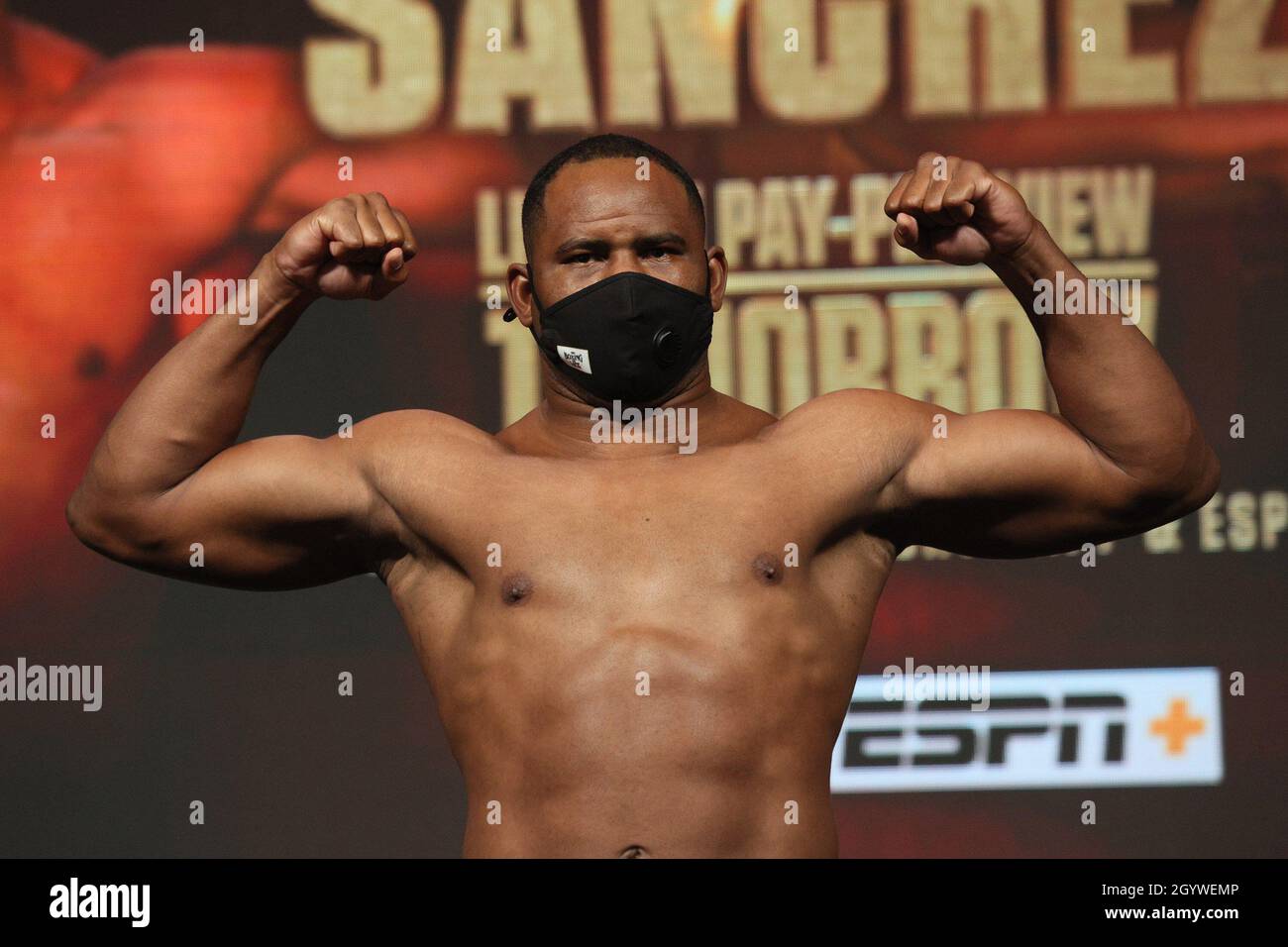 Las Vegas, NV, USA. 8th Oct, 2021. Frank Sanchez in attendance for FURY ...