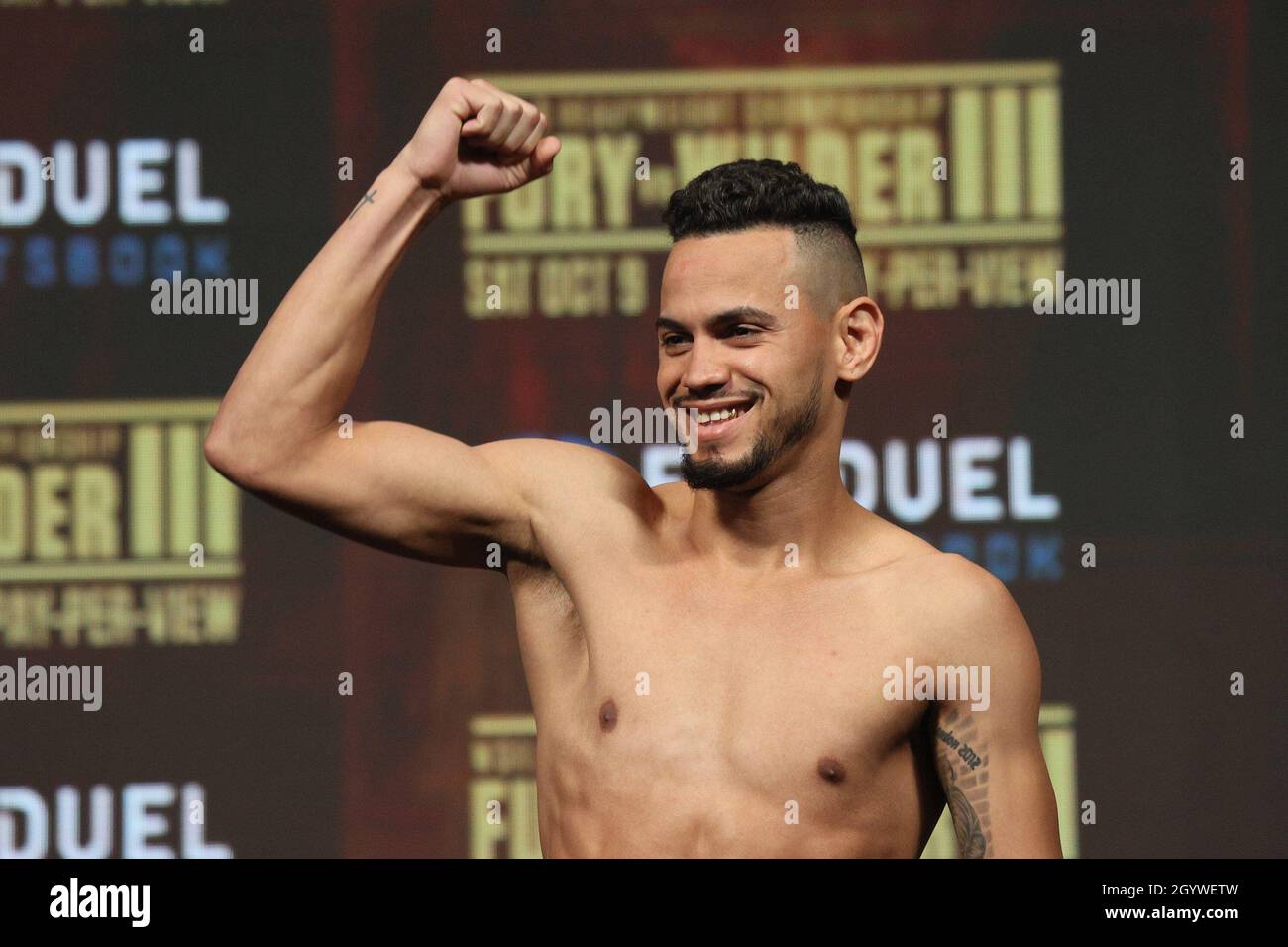 Las Vegas, NV, USA. 8th Oct, 2021. Robeisy Ramirez in attendance for ...