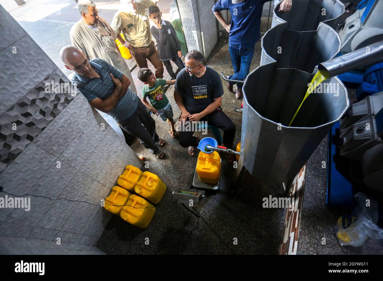 October 9, 2021, Gaza city, The Gaza Strip, Palestine: Palestinian at ...