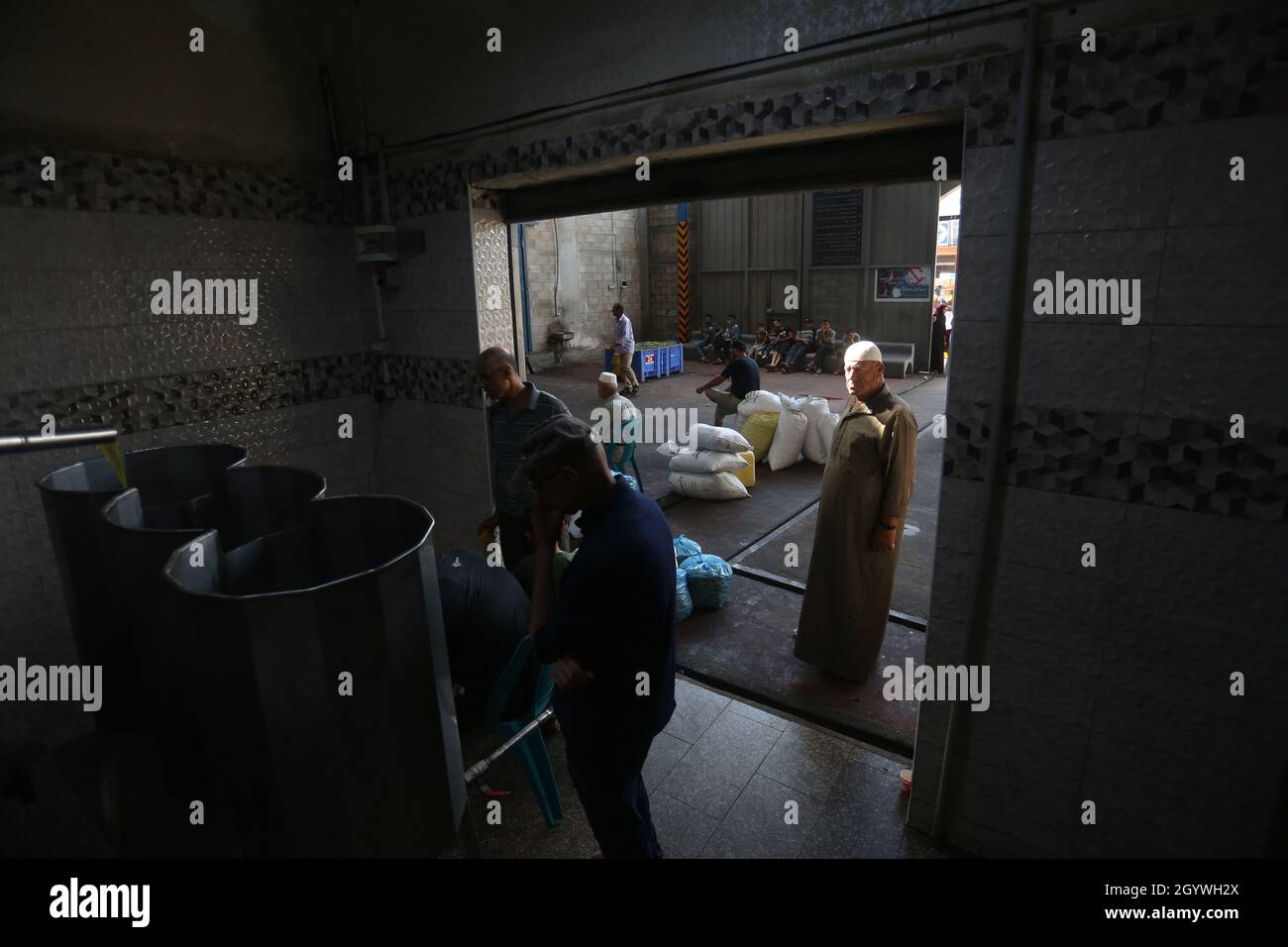 October 9, 2021, Gaza city, The Gaza Strip, Palestine: Palestinian at ...