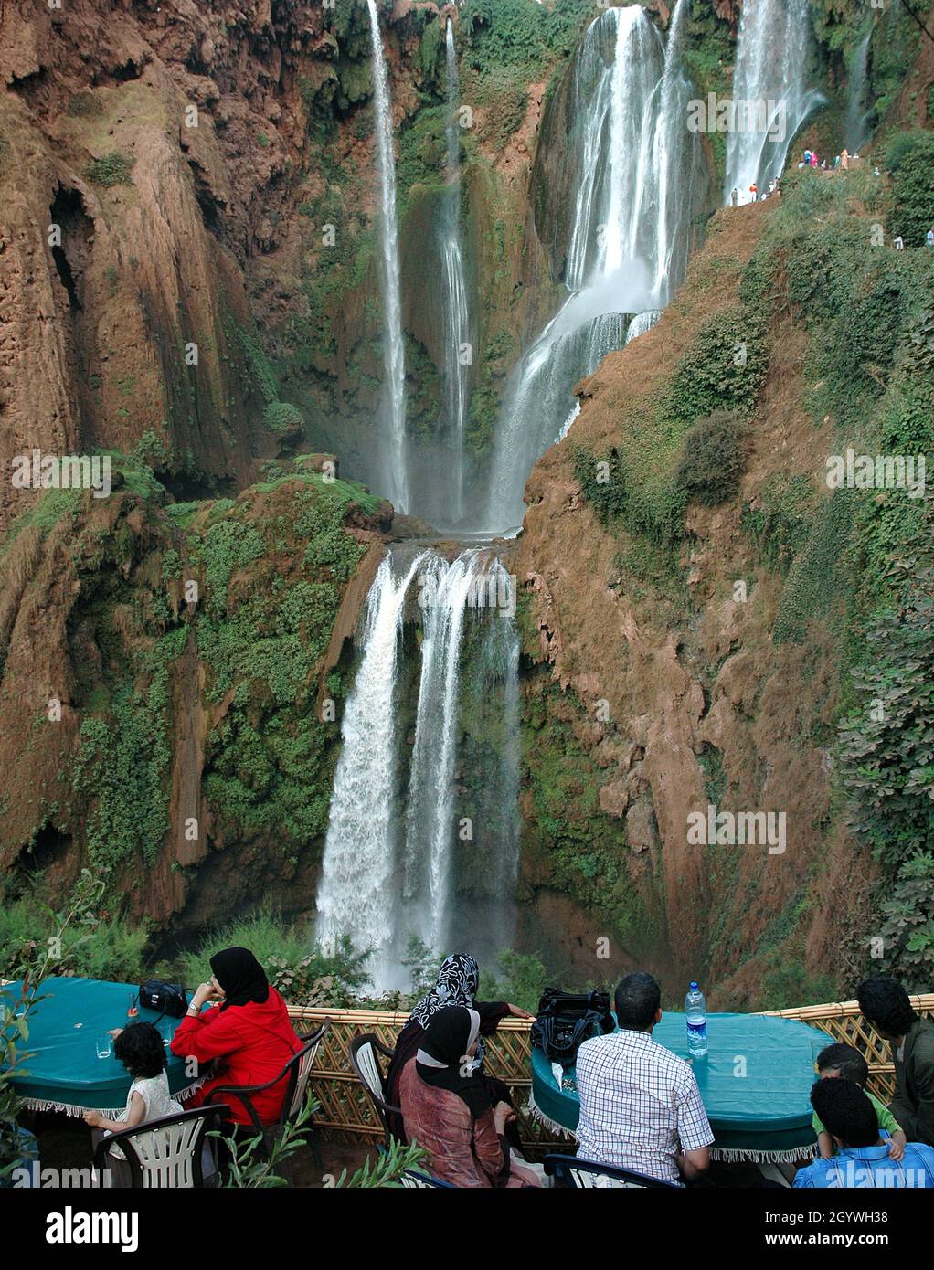Ouzoud waterfall in Atlas of Morocco Stock Photo - Alamy