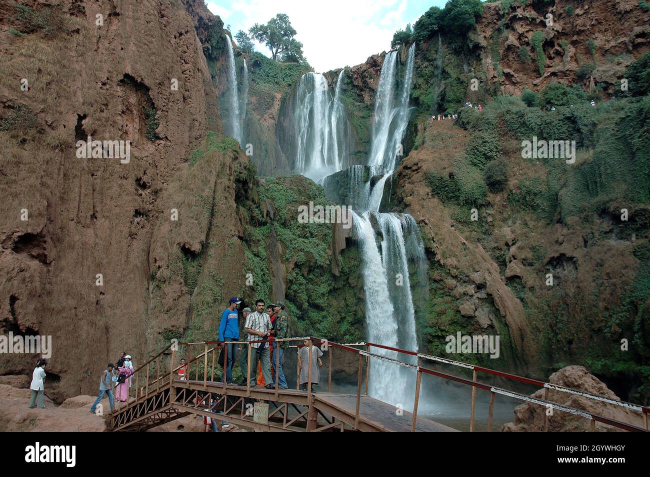 Ouzoud waterfall in Atlas of Morocco Stock Photo - Alamy