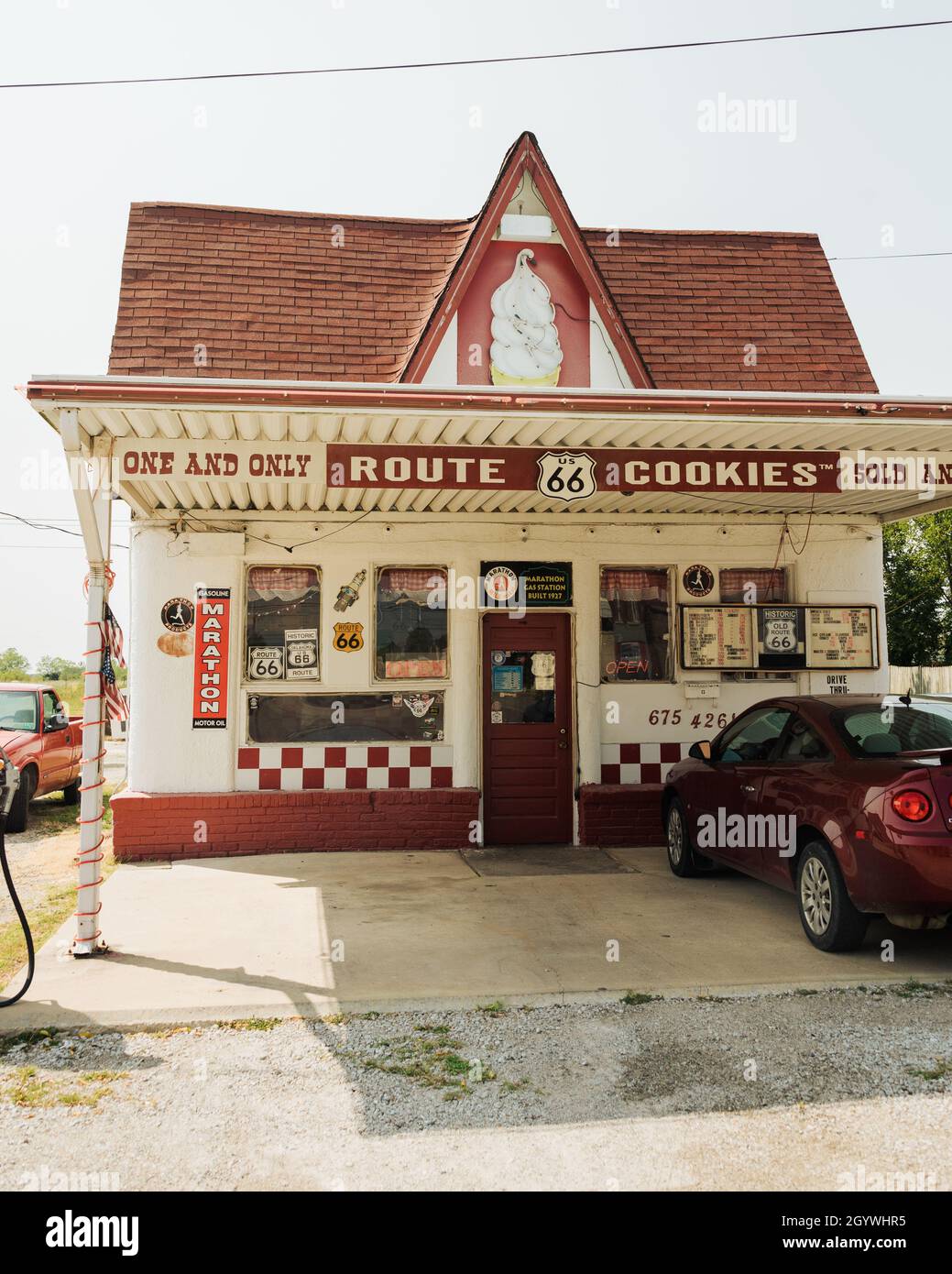 Route 66 Cookies, in Commerce, Oklahoma Stock Photo - Alamy