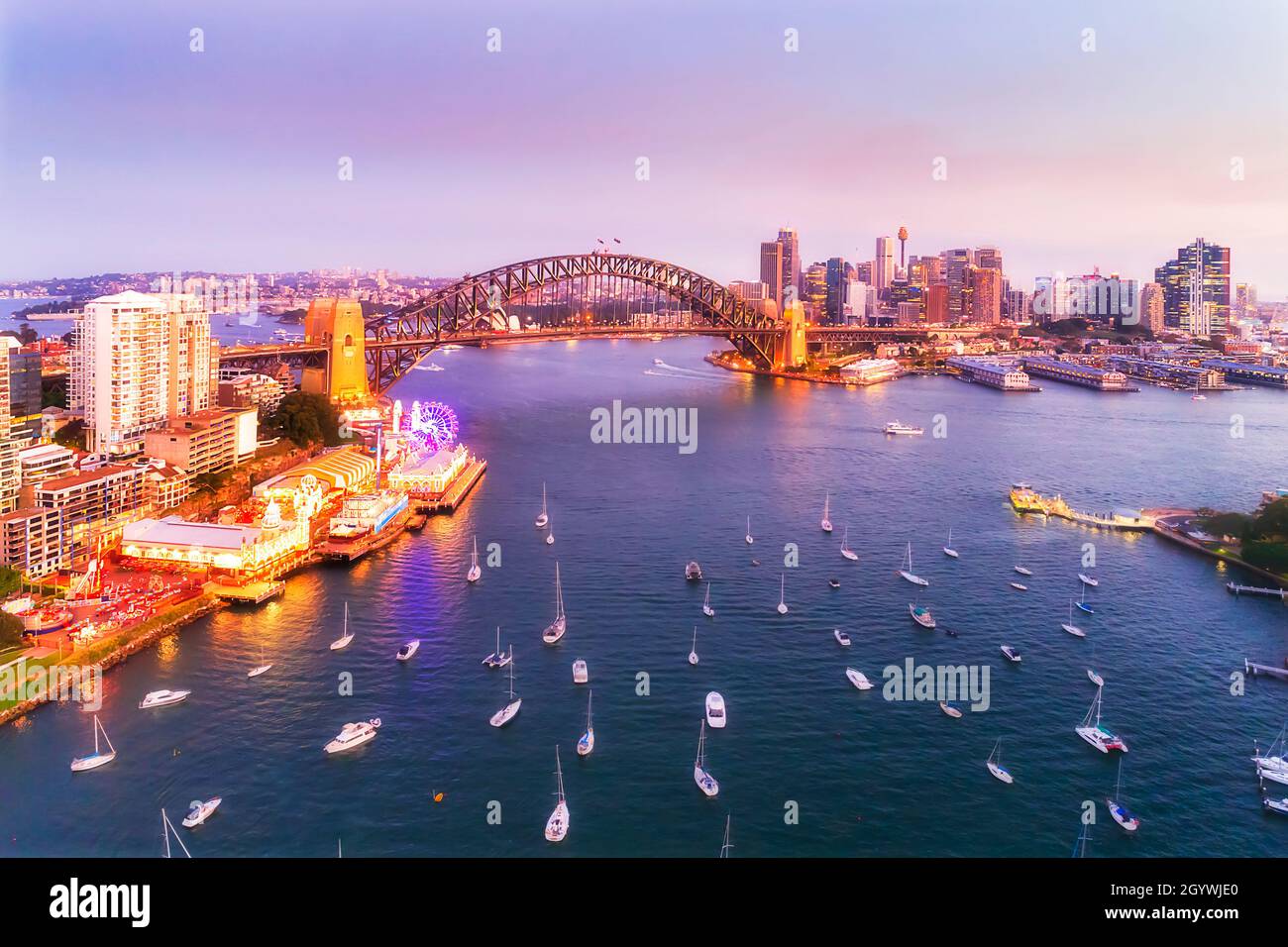 City view across bay hi-res stock photography and images - Alamy