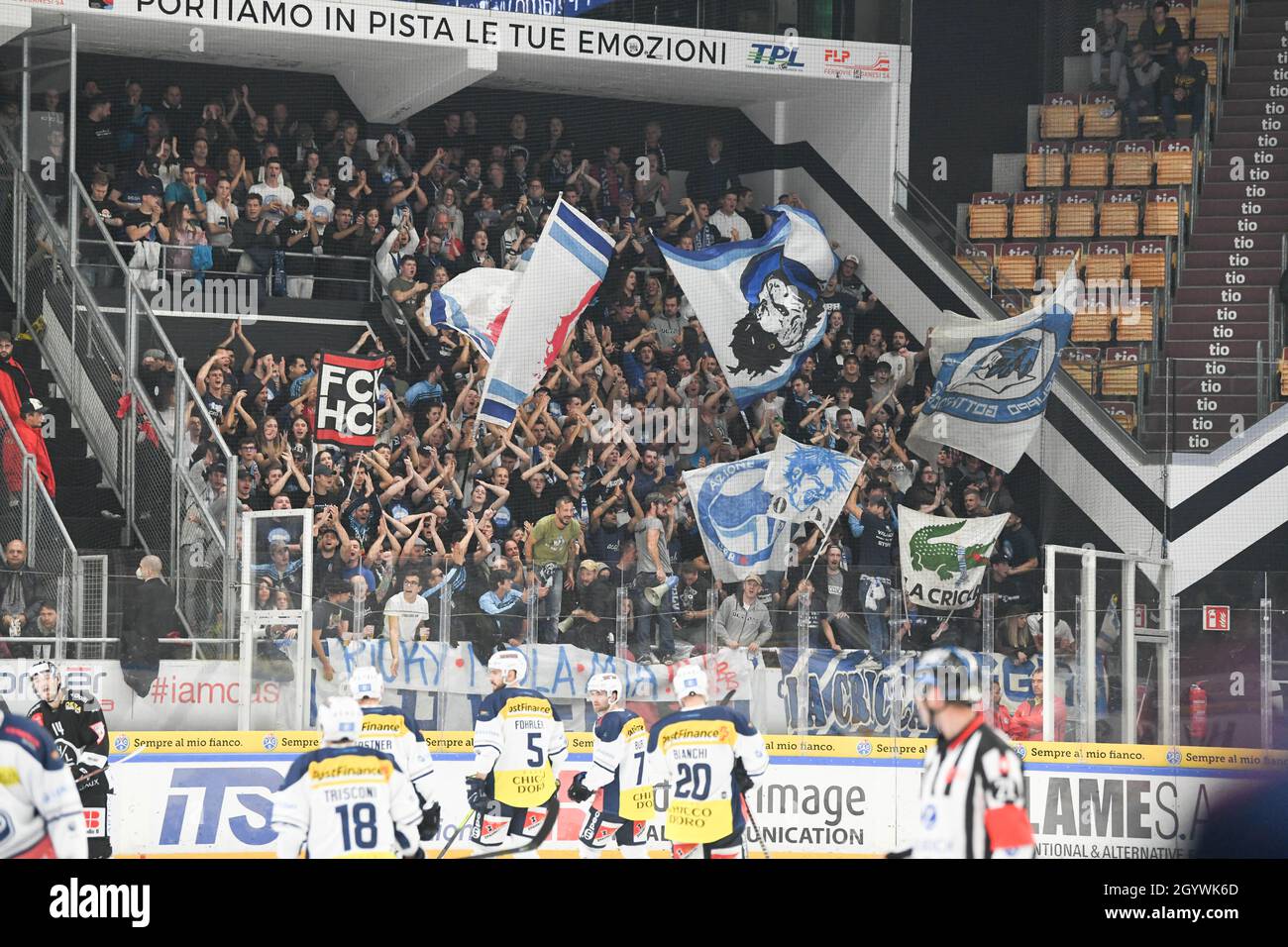 HC Lugano Vs. HC Ambri-Piotta National League season 2021/2022 on 9 ...
