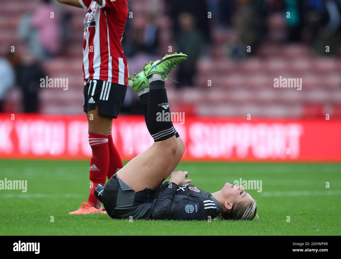 Sheffield, England, 9th October 2021. Fran Kitching of Sheffield Utd ...