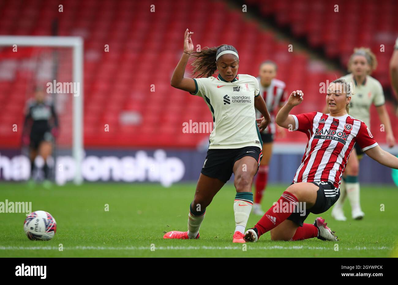 Sheffield, England, 9th October 2021. Maddy Cusack of Sheffield Utd ...