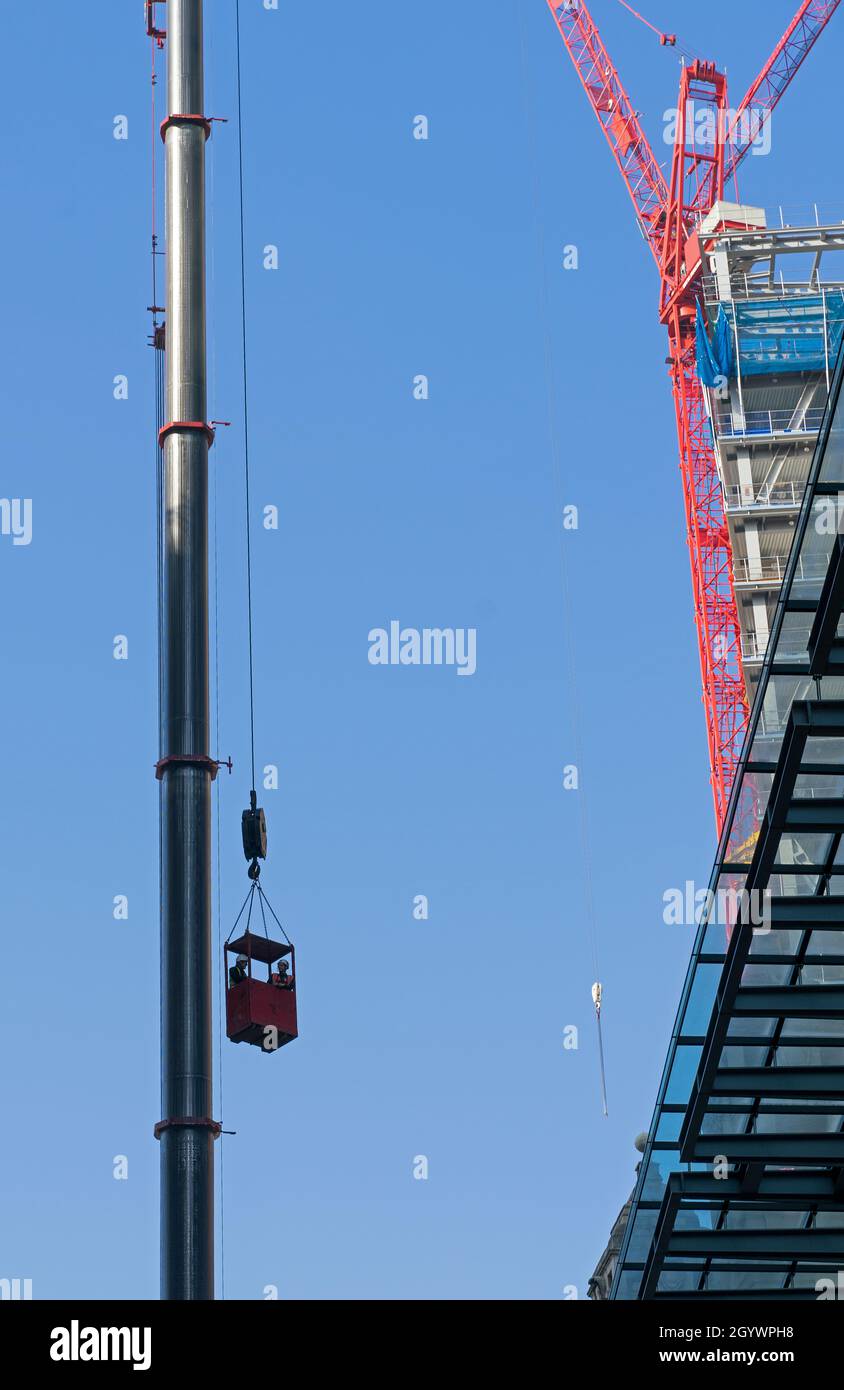 Hoisted by crane hi-res stock photography and images - Alamy