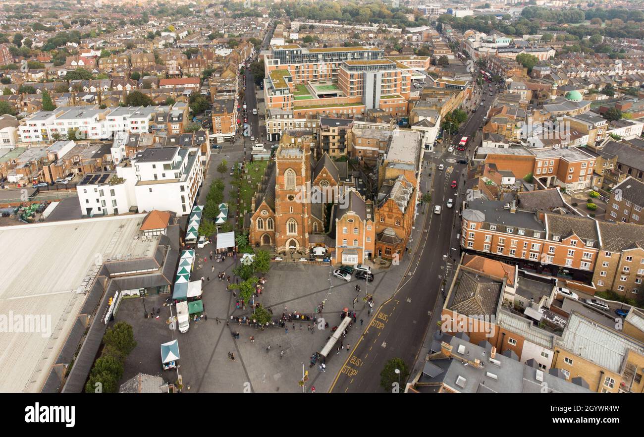 The Mount, St Mary's Church, Acton Central, London, England Stock Photo ...