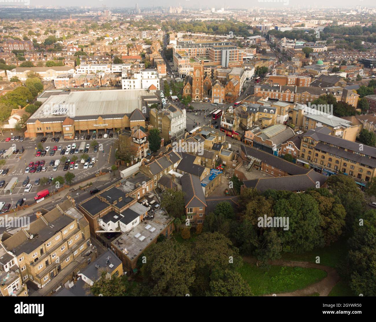 The Mount, St Mary's Church, Acton Central, London, England Stock Photo ...