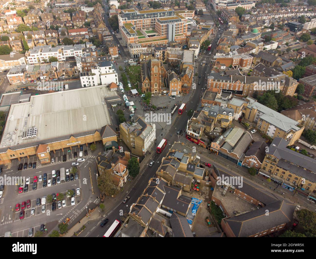 The Mount, St Mary's Church, Acton Central, London, England Stock Photo ...