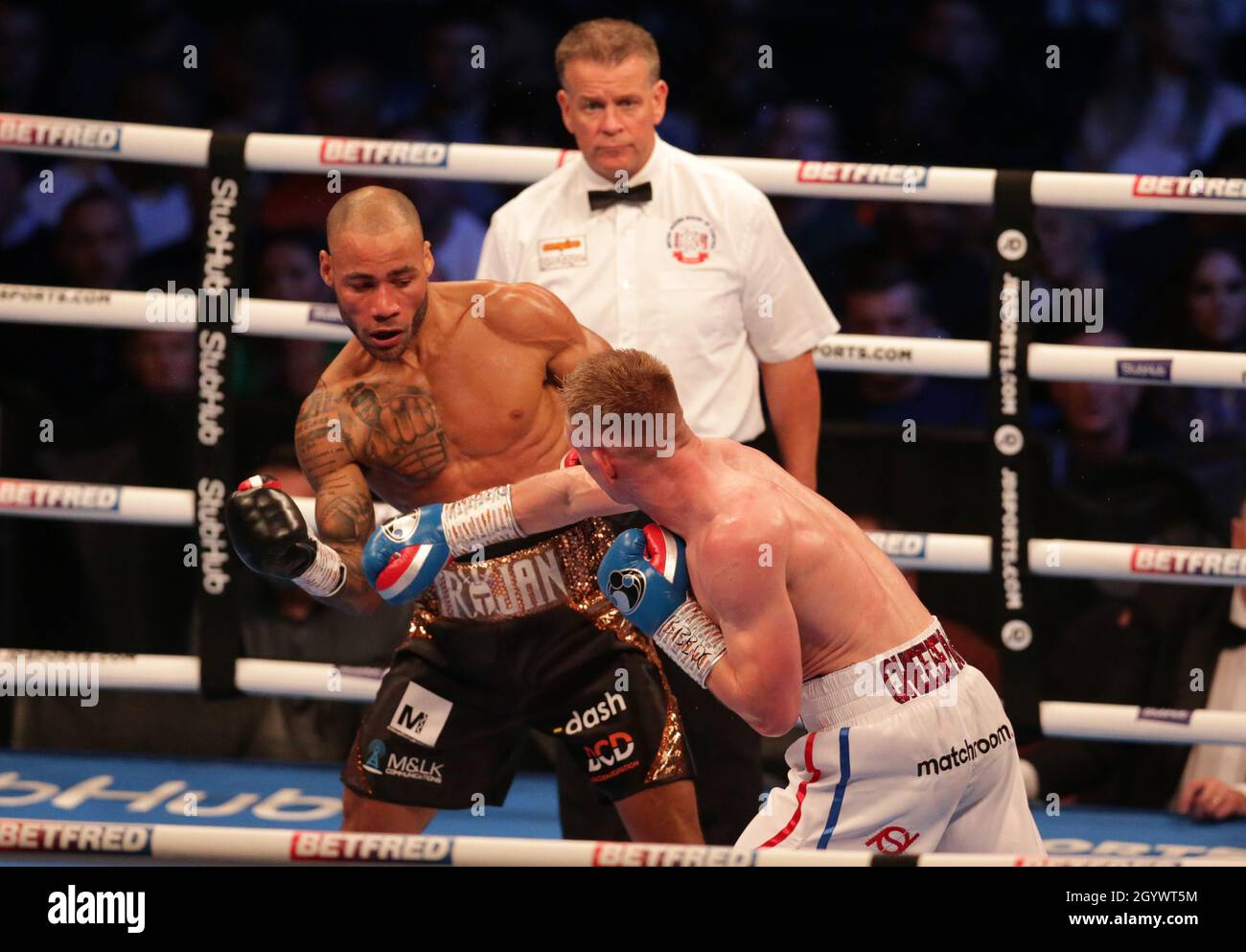 9th October 2021; M&S Bank Arena, Liverpool, England; Matchroom Boxing ...