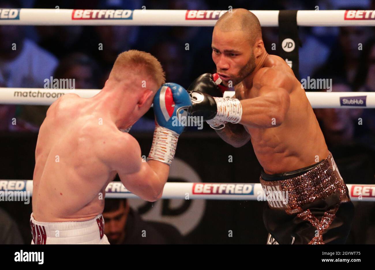 9th October 2021; M&S Bank Arena, Liverpool, England; Matchroom Boxing ...