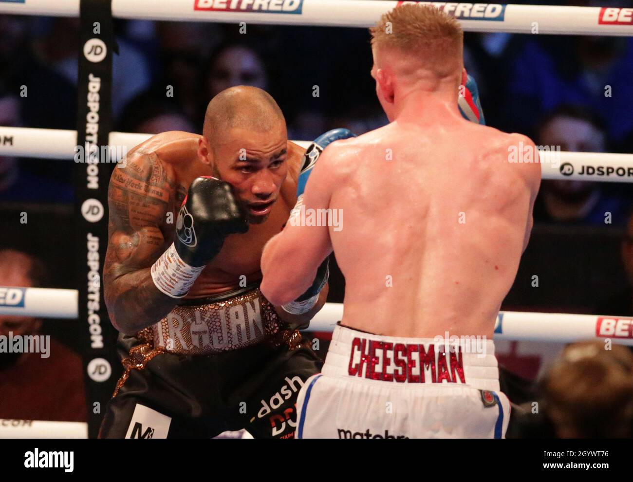 9th October 2021; M&S Bank Arena, Liverpool, England; Matchroom Boxing ...