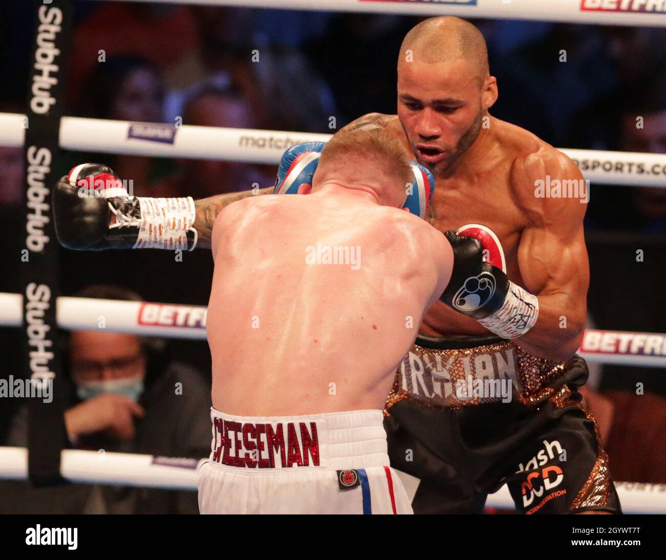 9th October 2021; M&S Bank Arena, Liverpool, England; Matchroom Boxing ...