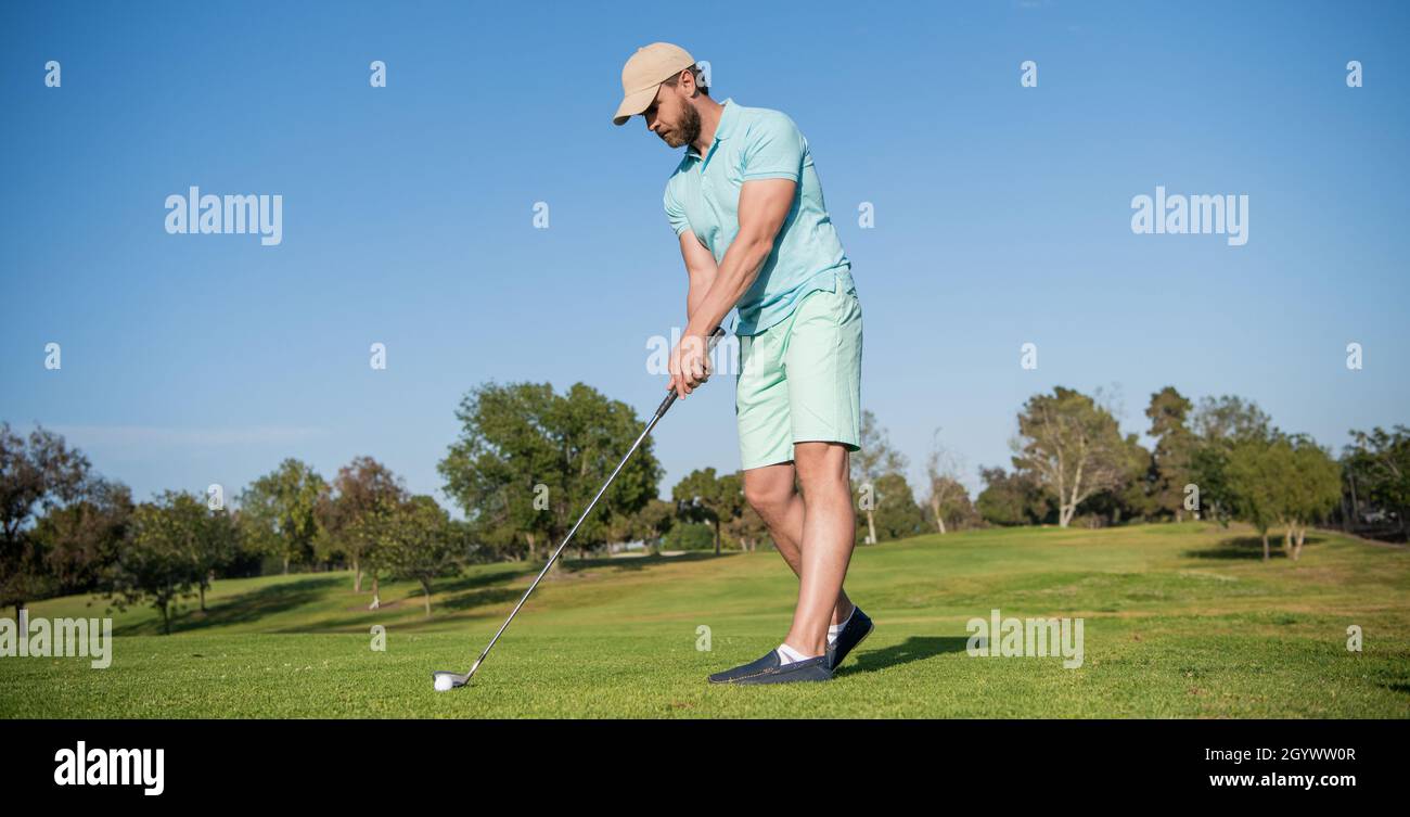 Green grass golf course hi-res stock photography and images - Alamy