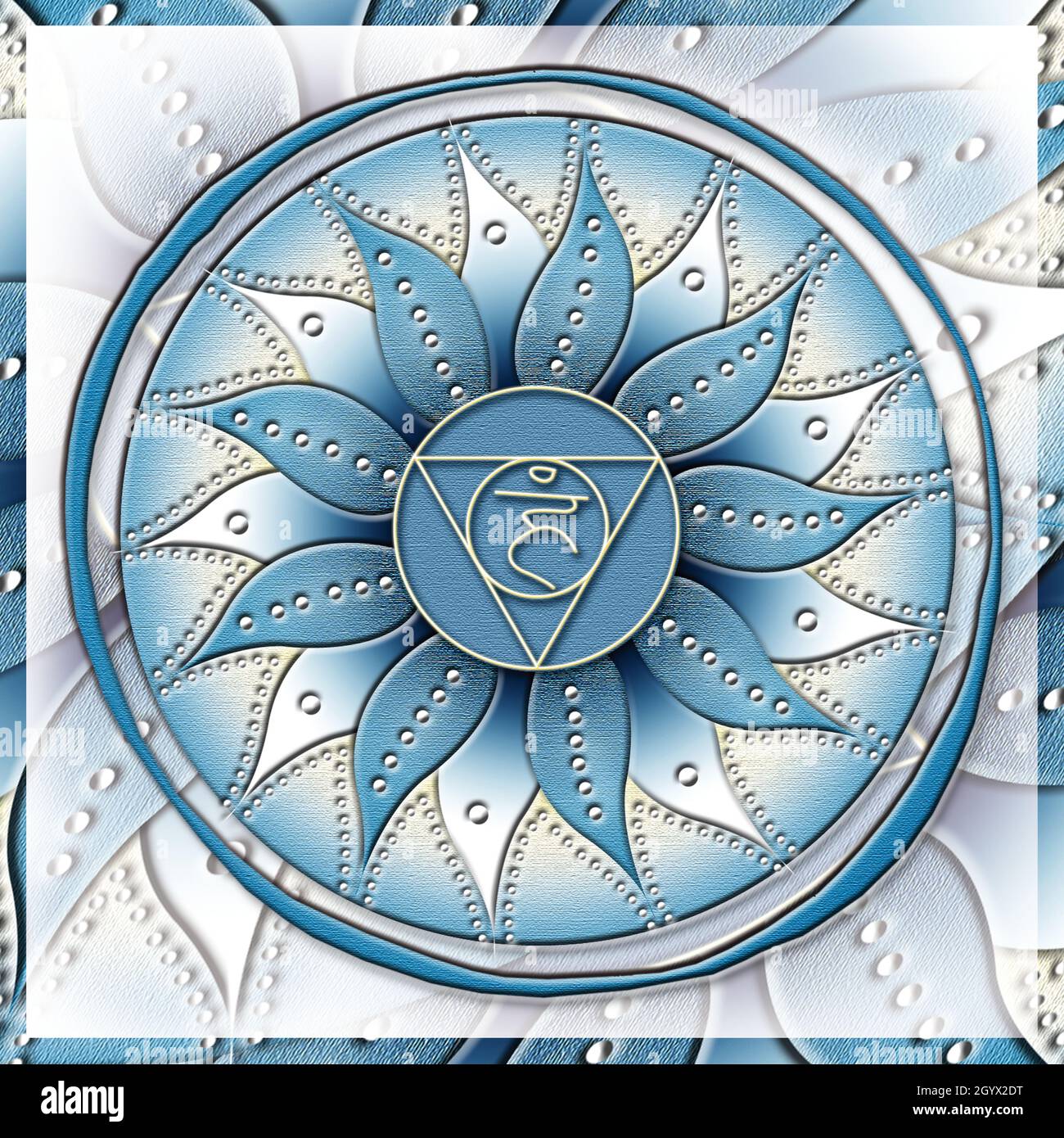 Throat Chakra Mandala