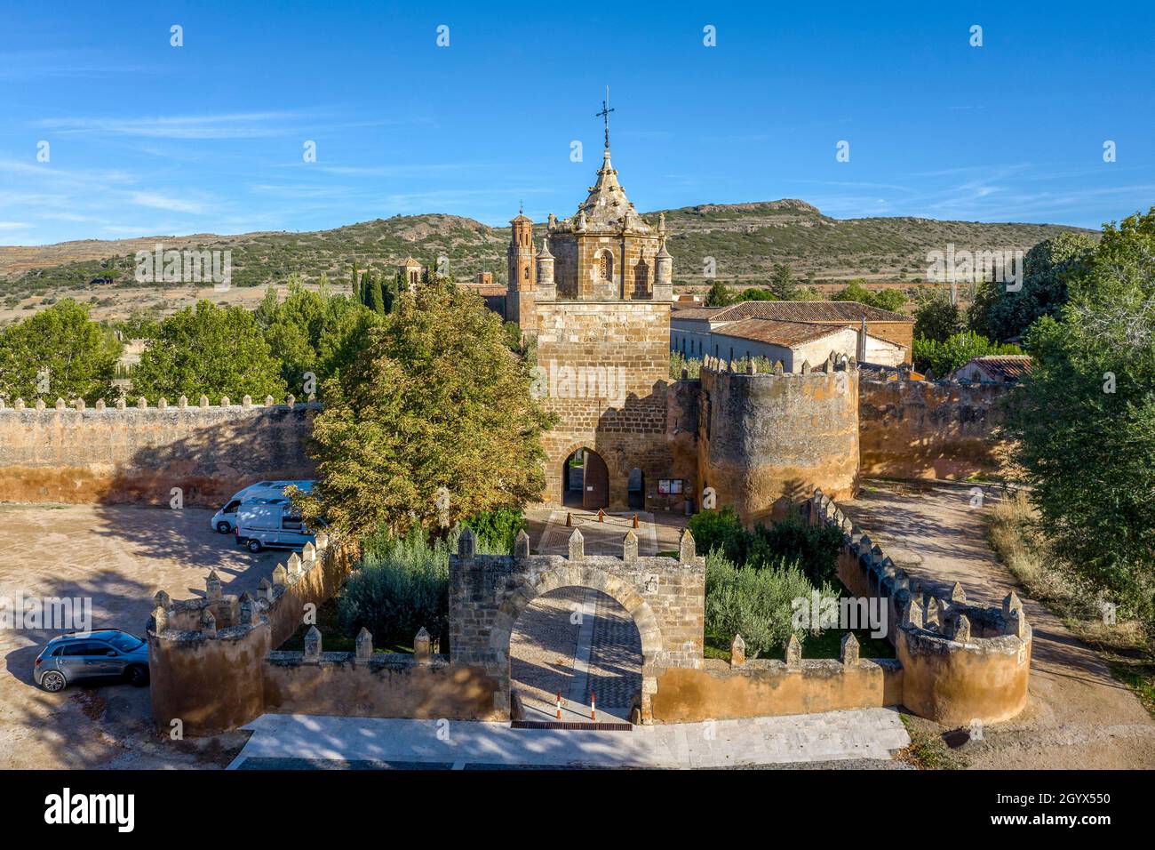 Entrance to the Veruela Abbey Royal Monastery of Santa Maria de Veruela ...