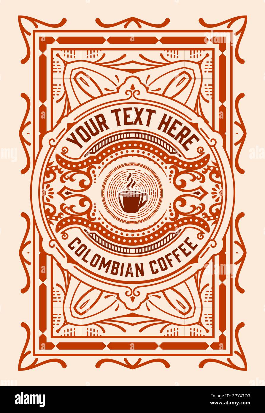 Vector, Coffee Shop label for cafe business Stock Vector Image & Art ...