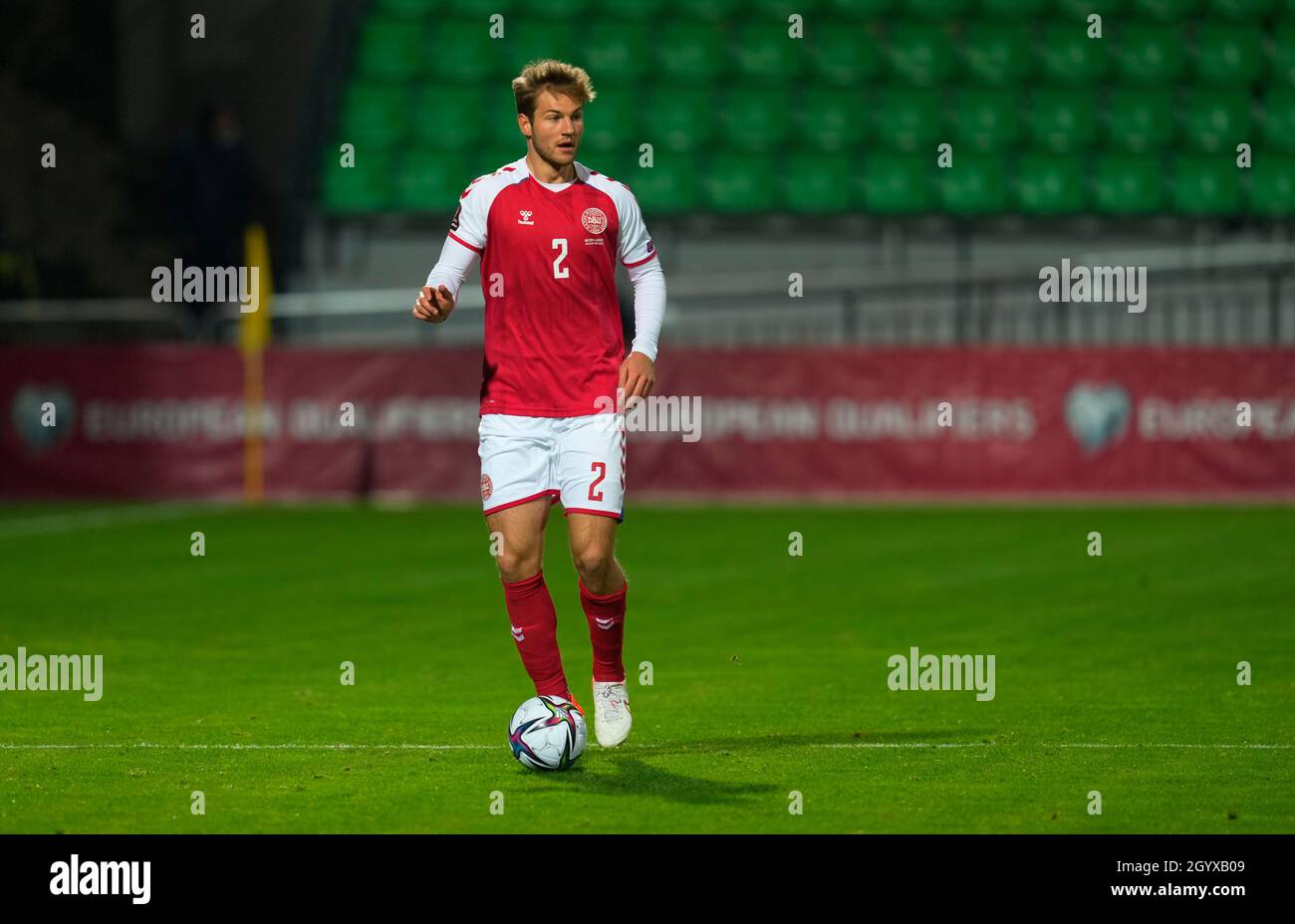 October 10, 2021:Joachim Andersen of Denmark during Moldova against ...