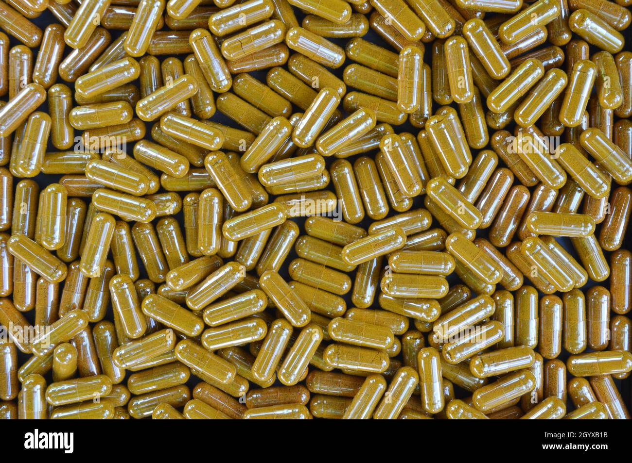nature herb in capsules Stock Photo - Alamy