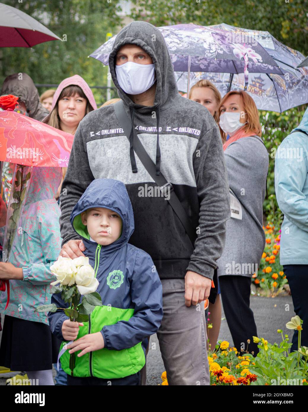 1st of September 2020: Tomsk, Russia - celebration of Day of Knowledge ...