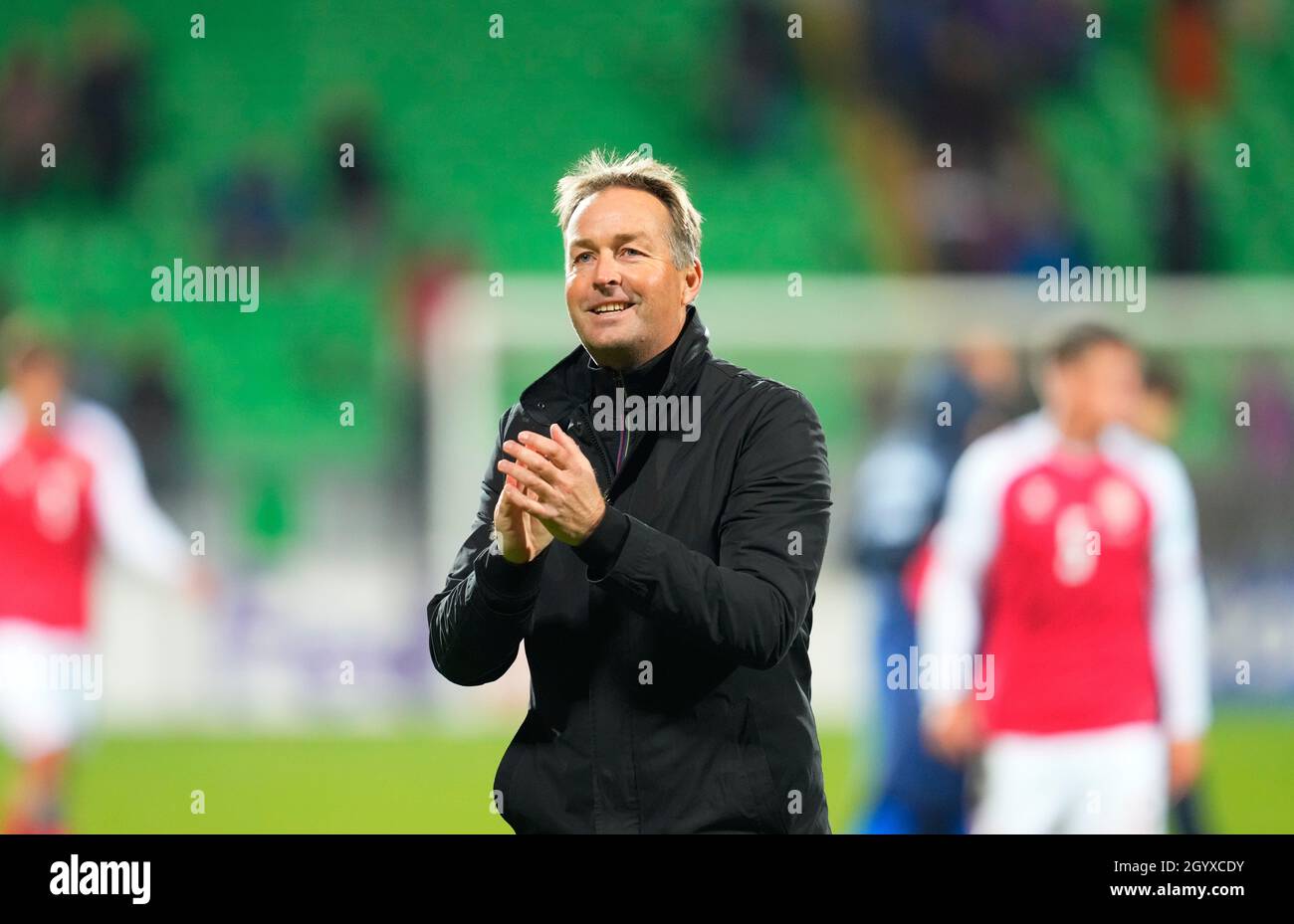 October 10, 2021:!Kasper Hjulmand of Denmark! during Moldova against ...