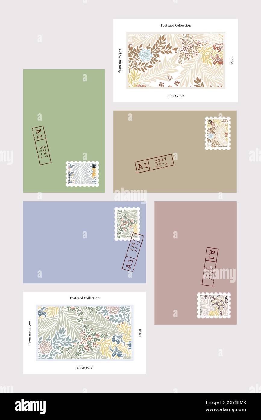 William Morris Patterns Stock Vector Images - Alamy