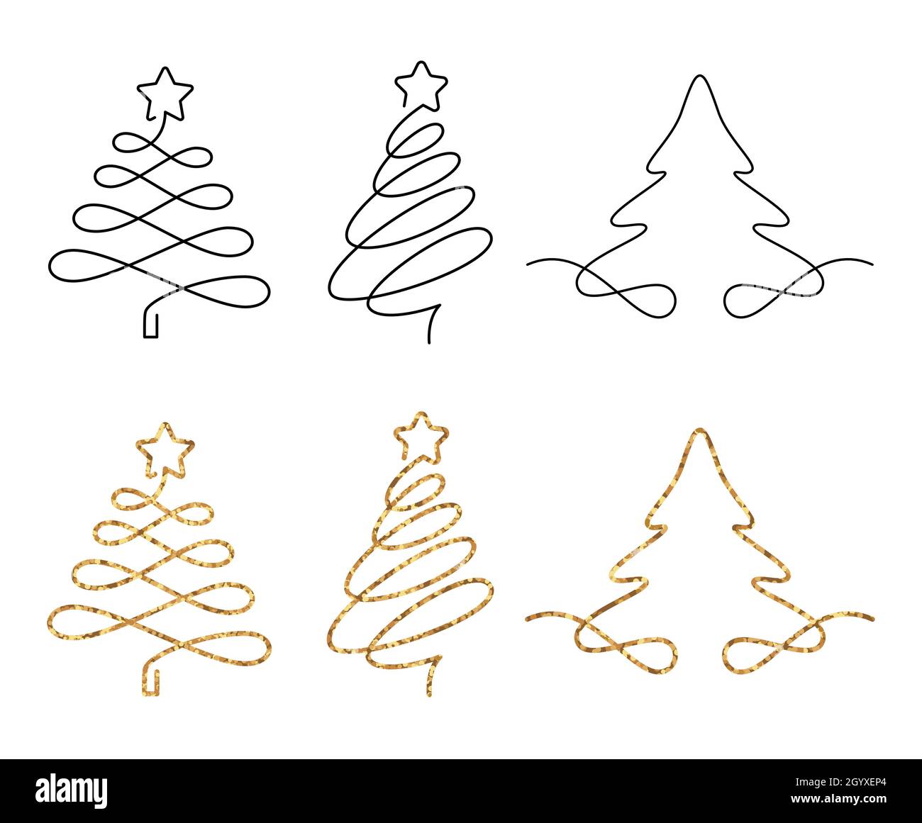 Trees line drawing hi-res stock photography and images - Alamy
