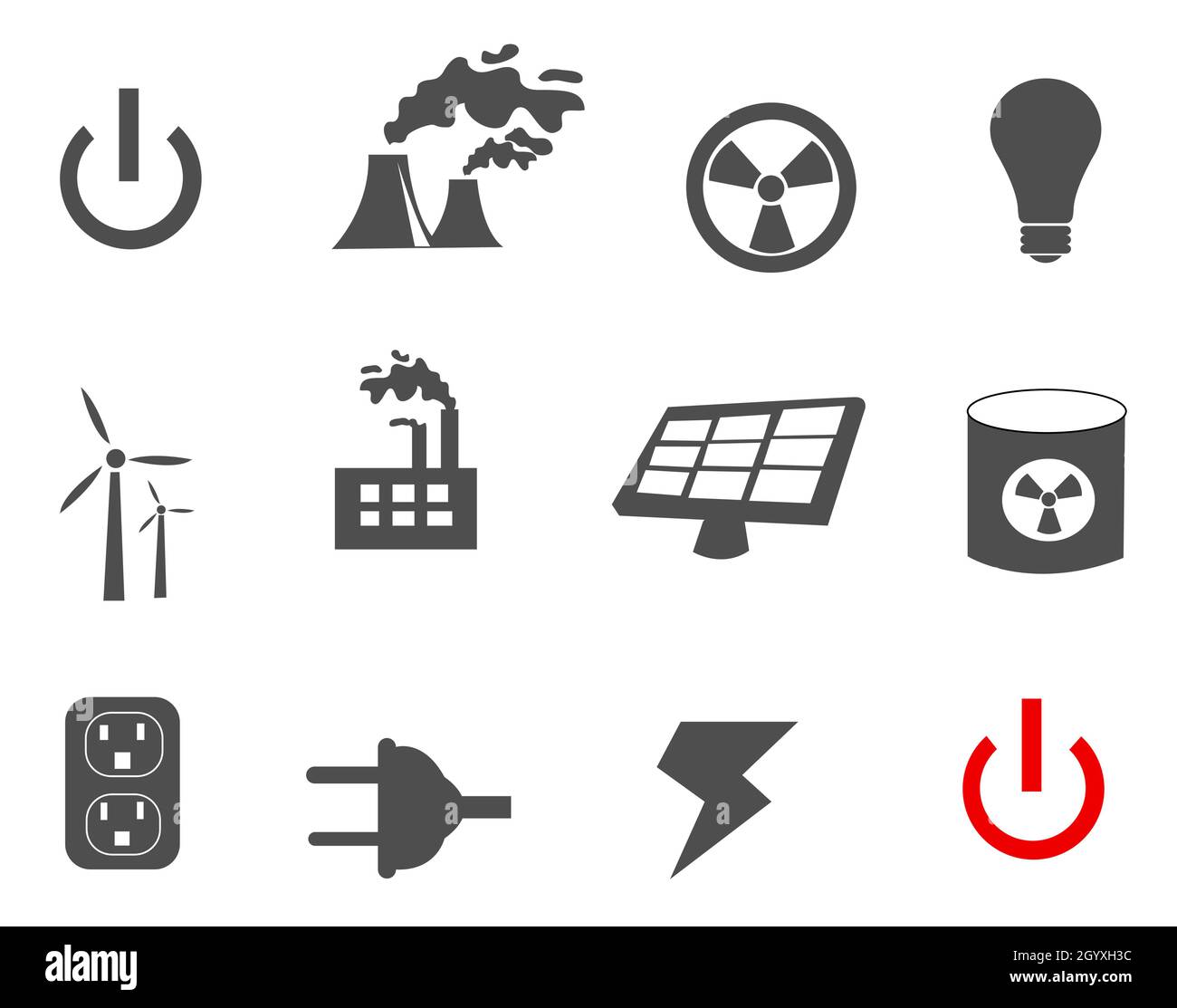 ELECTRICITY and power vector Stock Vector Image & Art - Alamy