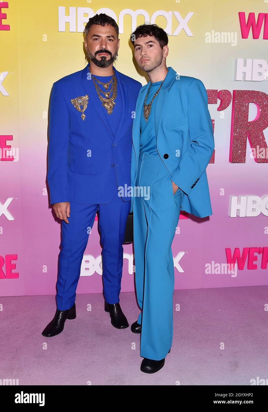 CULVER CITY, CA - OCTOBER 08: Diego Montoya (L) and Ricky Reynoso attend the Los Angeles ...