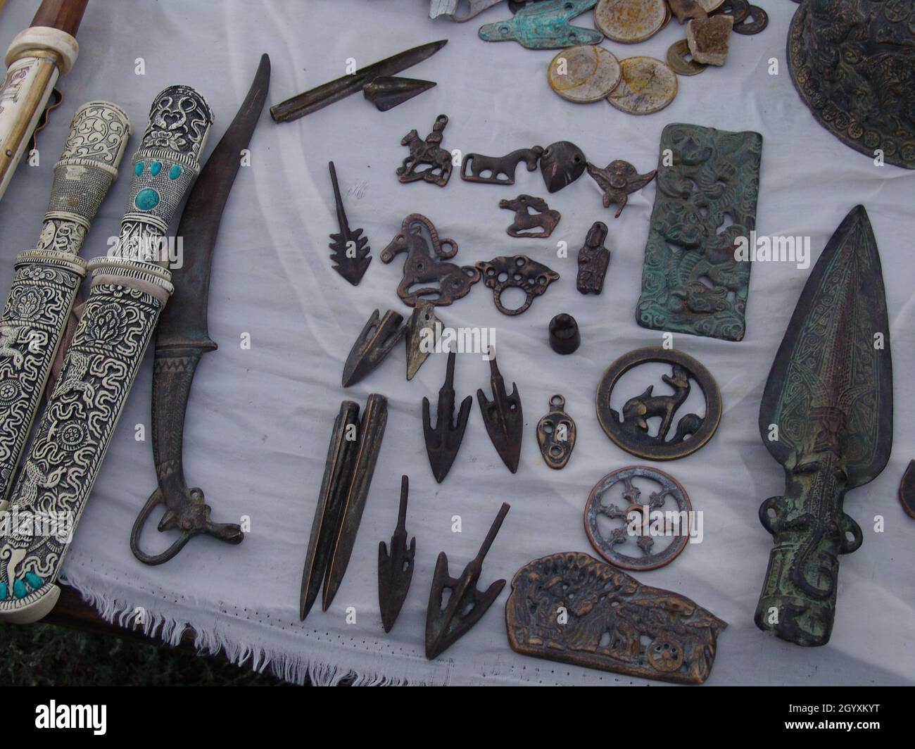 archaeological finds during excavations of ancient burials in Mongolia ...
