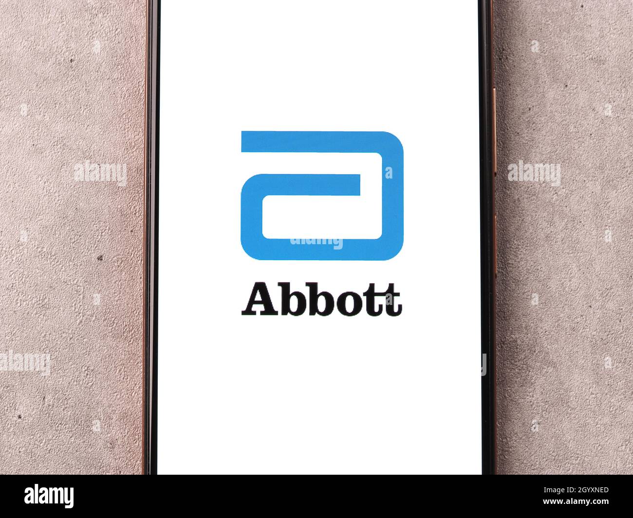 West Bangal, India - October 09, 2021 : Abbott Laboratories logo on ...