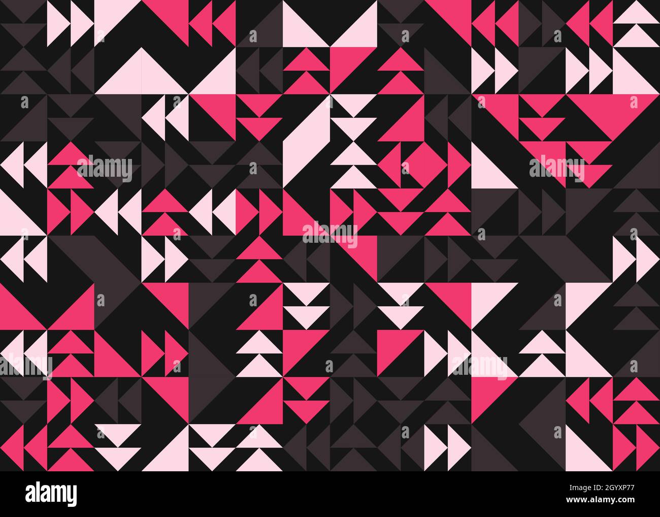 Abstract Geometrical generative computational art illustration Stock ...