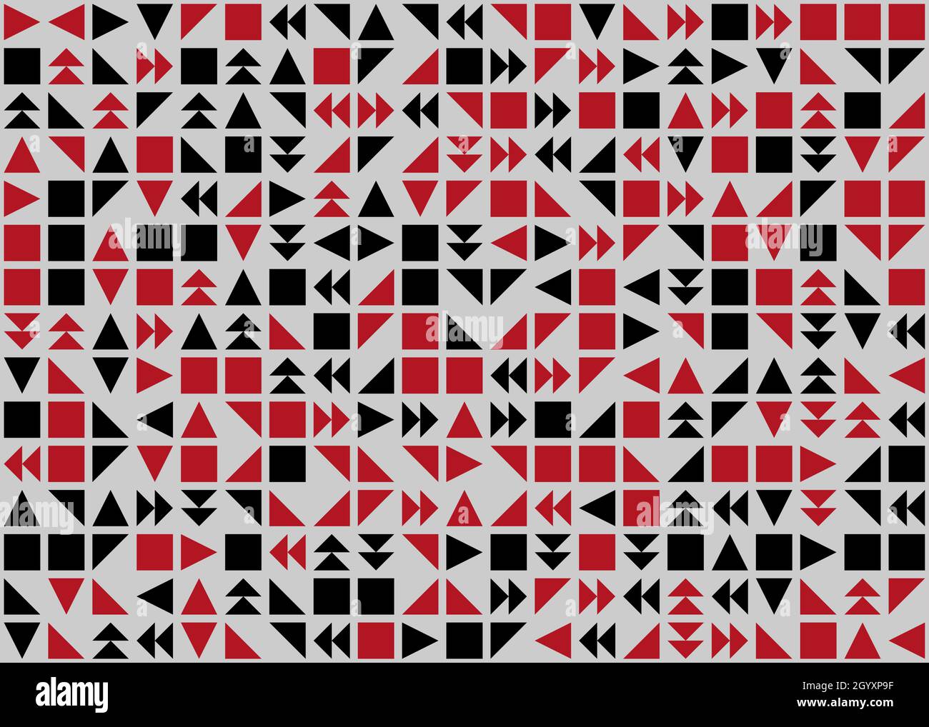 Abstract Geometrical generative computational art illustration Stock ...