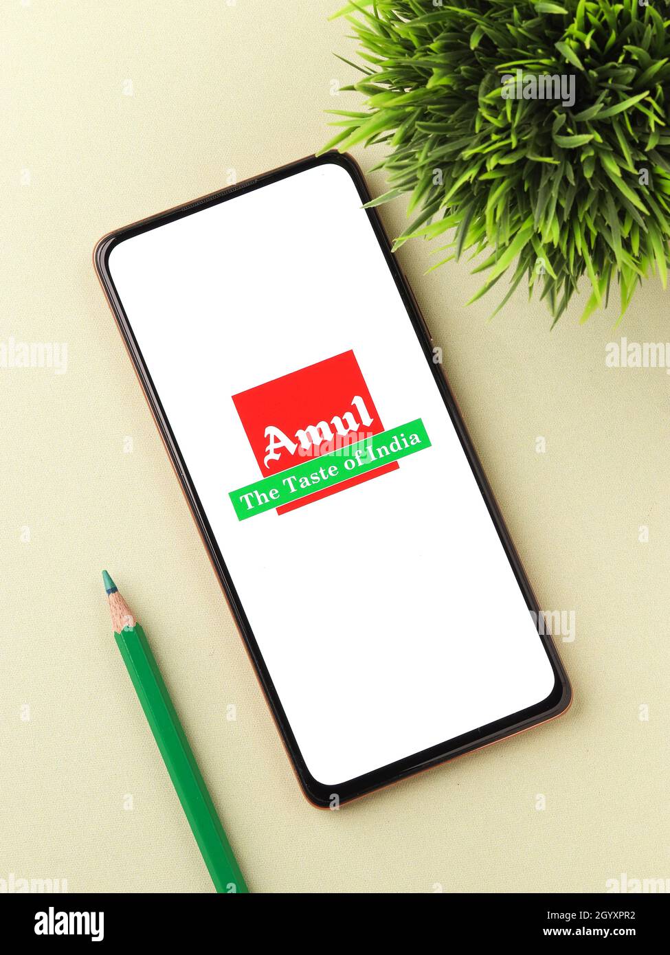 Amul logo hi-res stock photography and images - Alamy