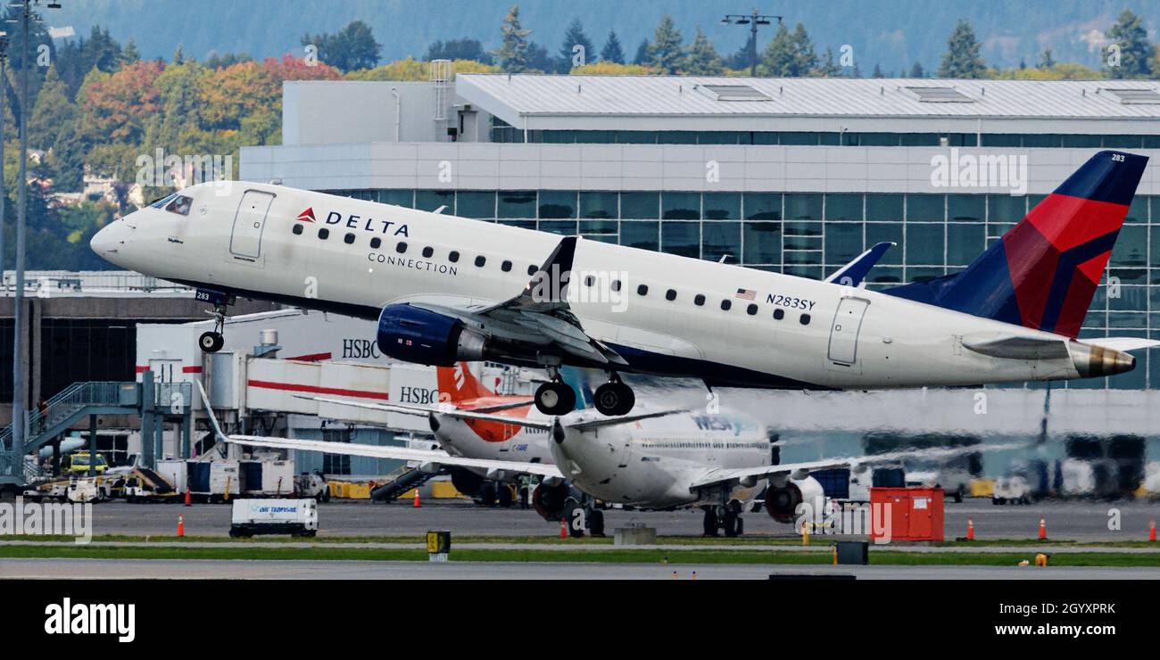 Richmond, British Columbia, Canada. 7th Oct, 2021. A Delta Connection ...