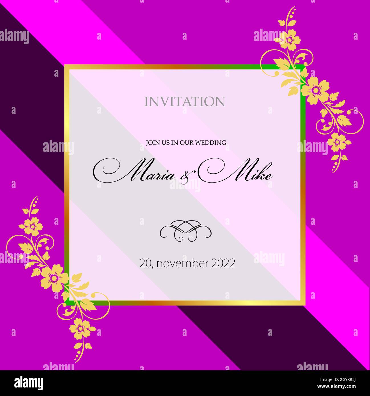 Border Designs For Wedding Cards