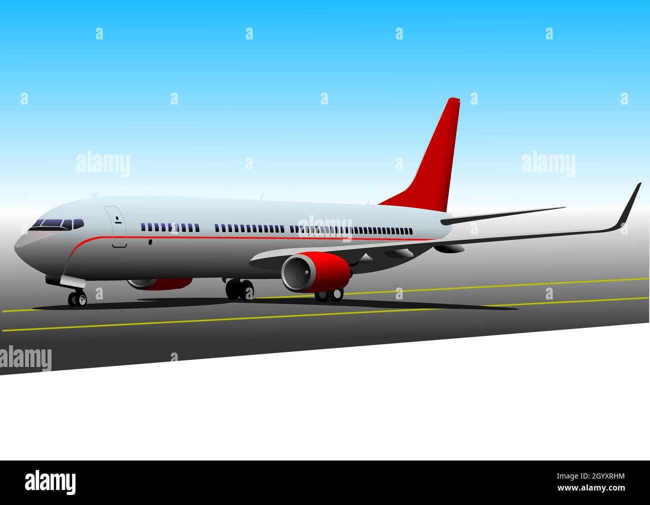 Boeing 787 jet Stock Vector Images - Alamy