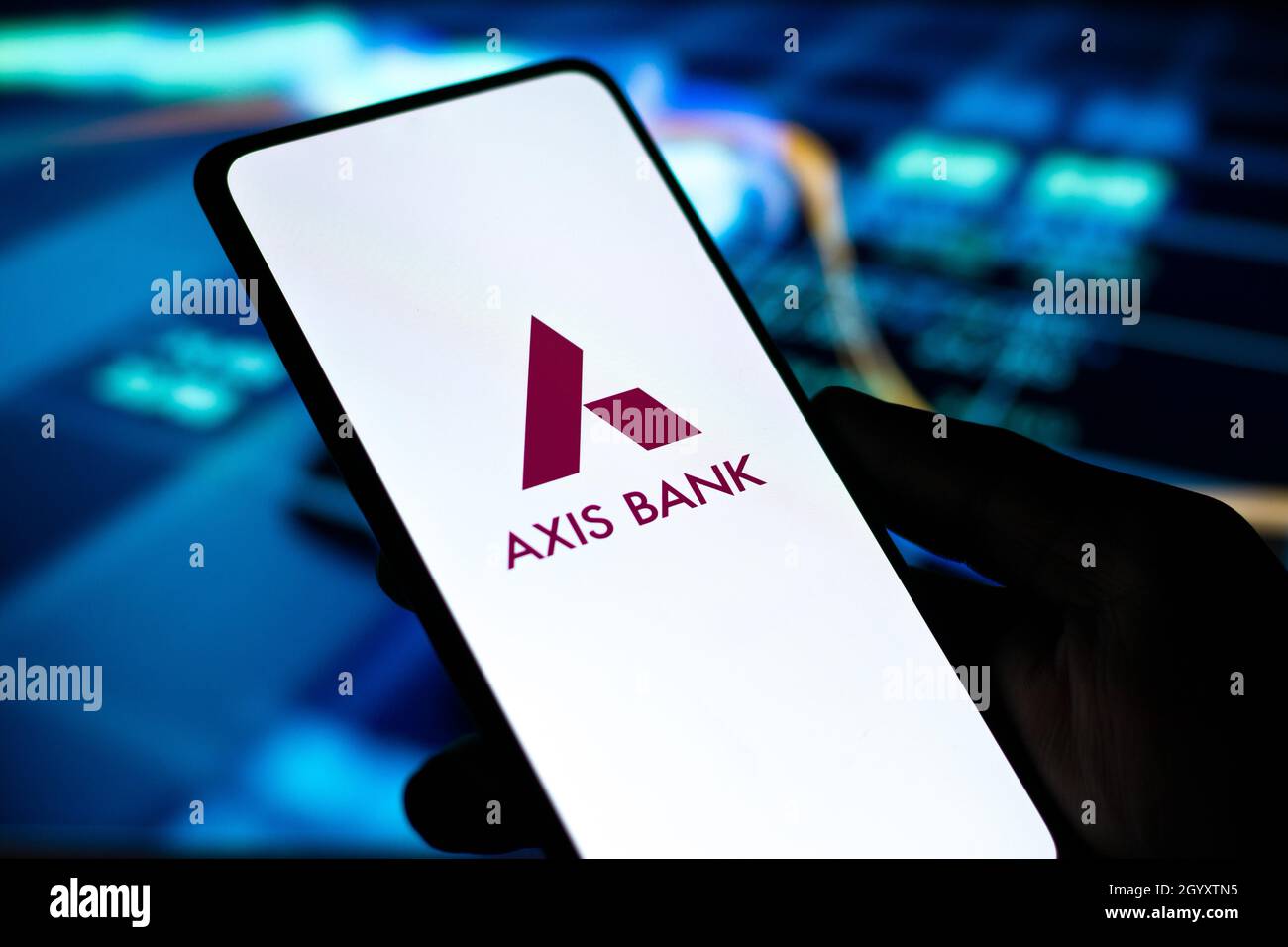 Axis bank logo hi-res stock photography and images - Alamy