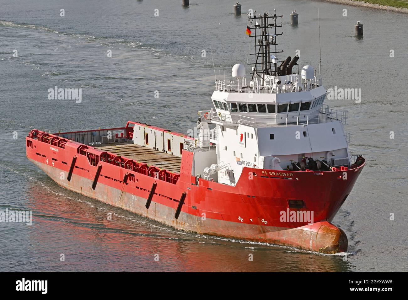Offshore Supply Ship FS BRAEMAR Stock Photo - Alamy